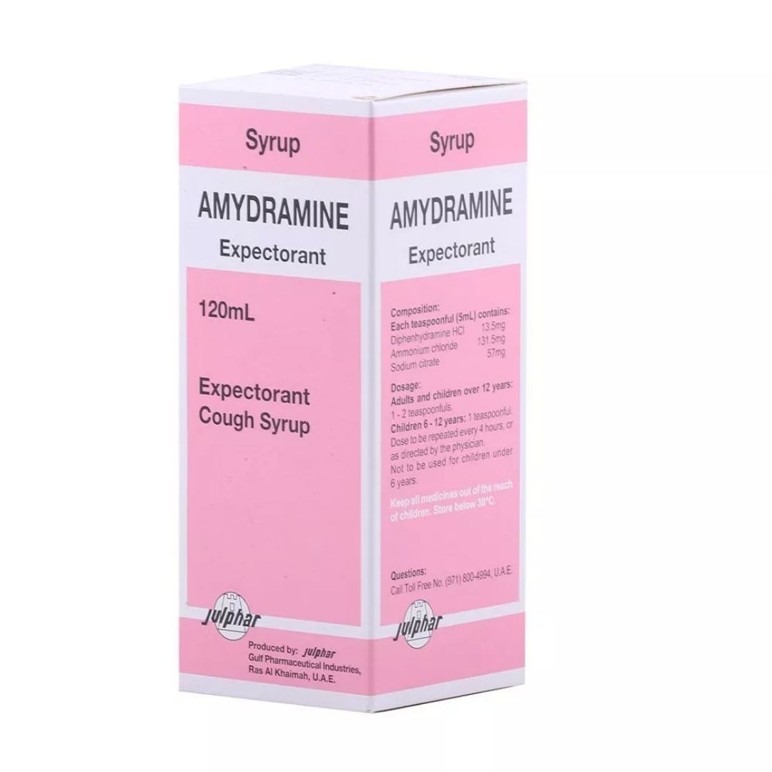 Amydramine Exp.Syrup 120Ml – MEDIVA PHARMACY