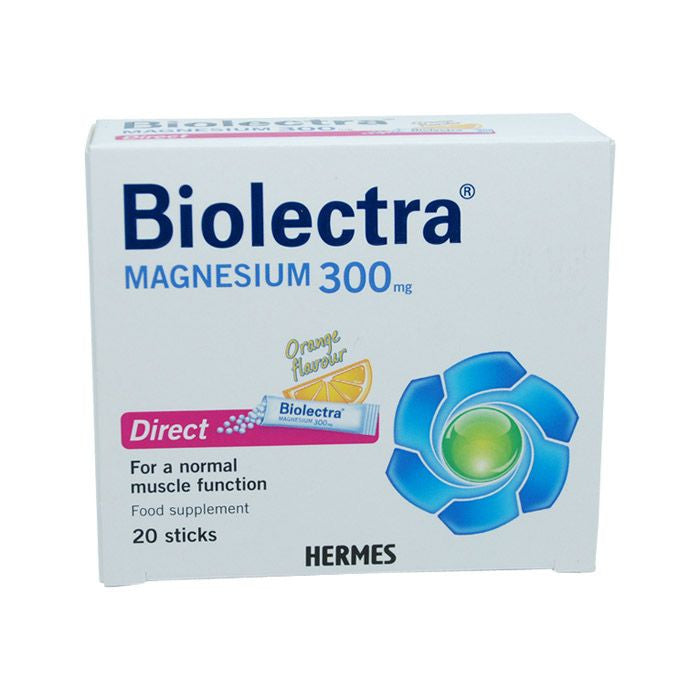 Biolectra Magnesium 300mg 20 Sticks – MEDIVA PHARMACY